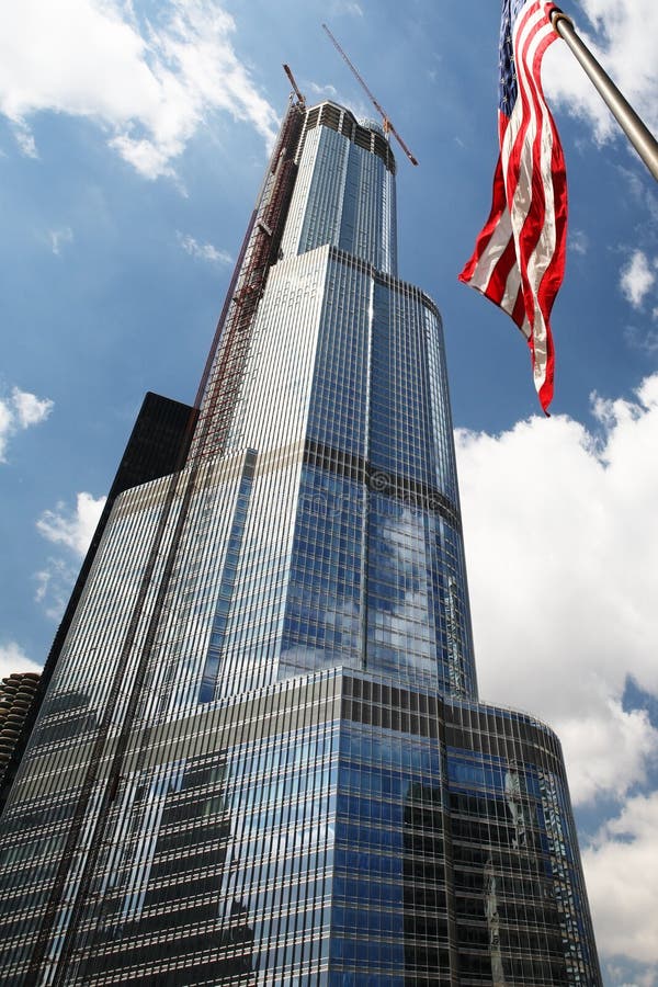 Trump Tower construction. stock photo. Image of building - 6364130