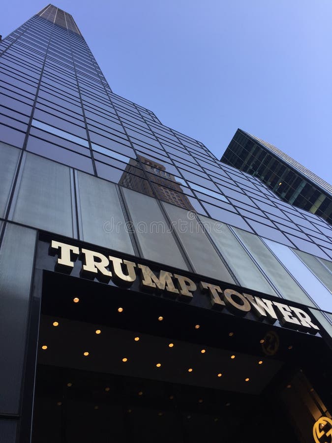Trump tower editorial stock image. Image of building - 81703834