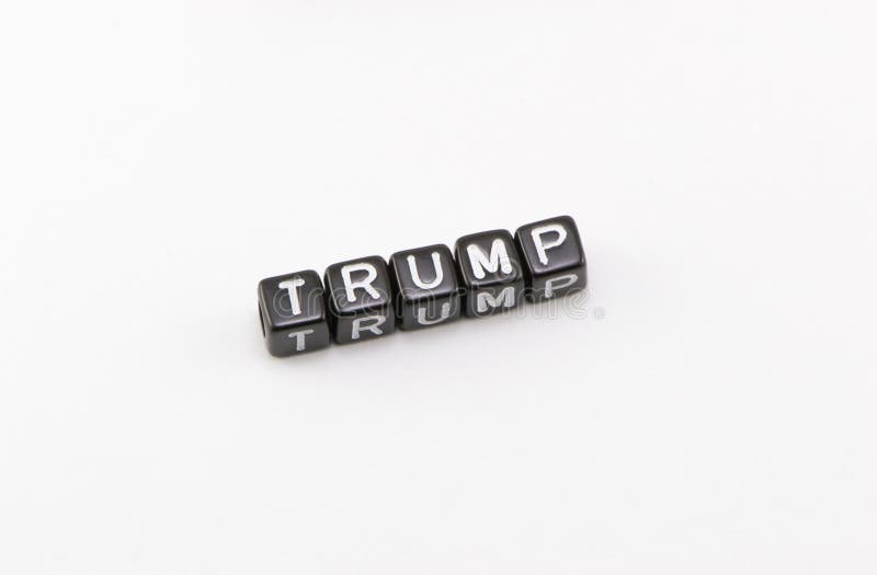 The word Trump stock photo. Image of sign, object, politics - 87693060
