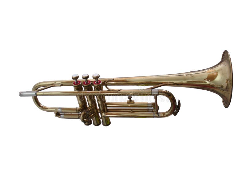 Trumpet stock image. Image of instrument, trumpeter, pipe - 1450307