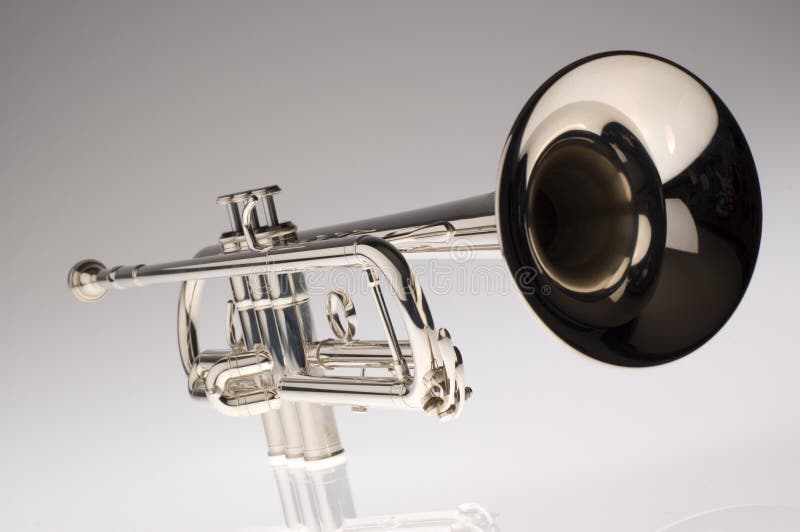 Trumpet stock image. Image of instrument, trumpeter, pipe - 1450307