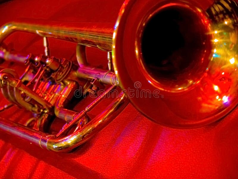 Trumpet stock image. Image of sound, trumpet, life, light - 2129293