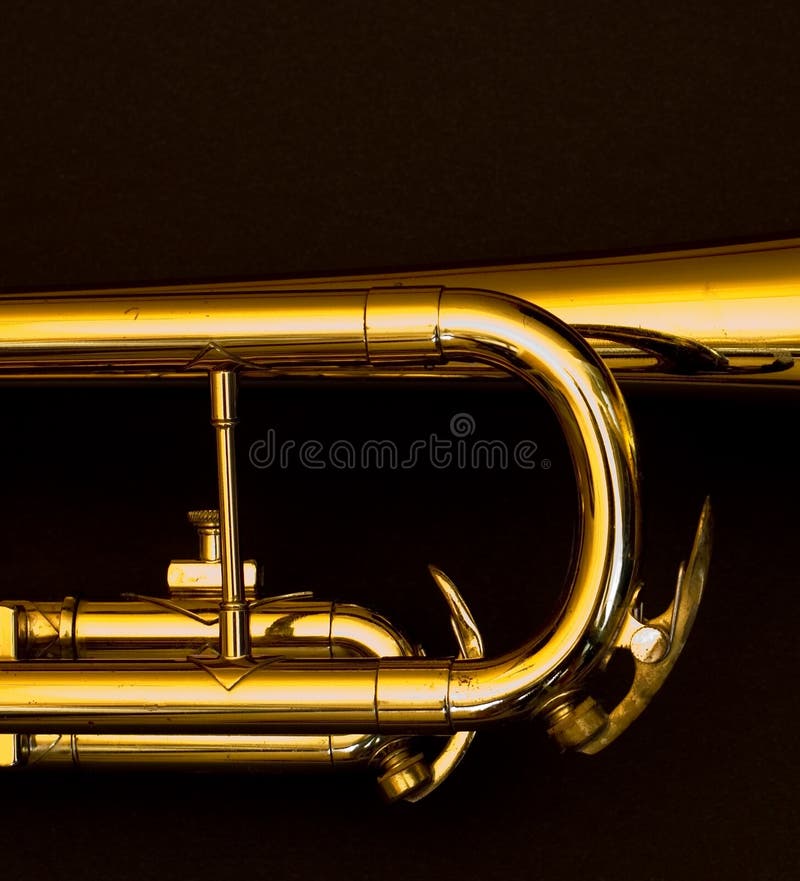 Trumpet stock photo. Image of curve, backgrounds, trumpet - 8490110