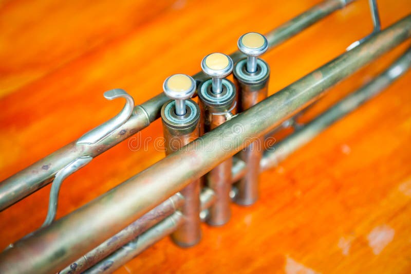 Trumpet stock photo. Image of woodwind, blown, colorfull - 92246416