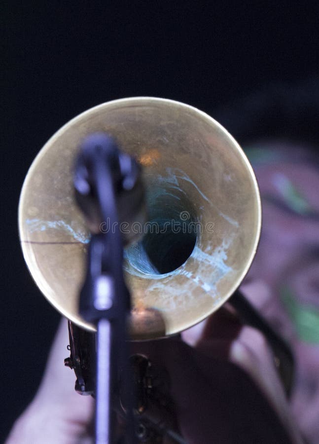 A Trumpet Brass Music Instrument Stock Photo - Image of civilization ...