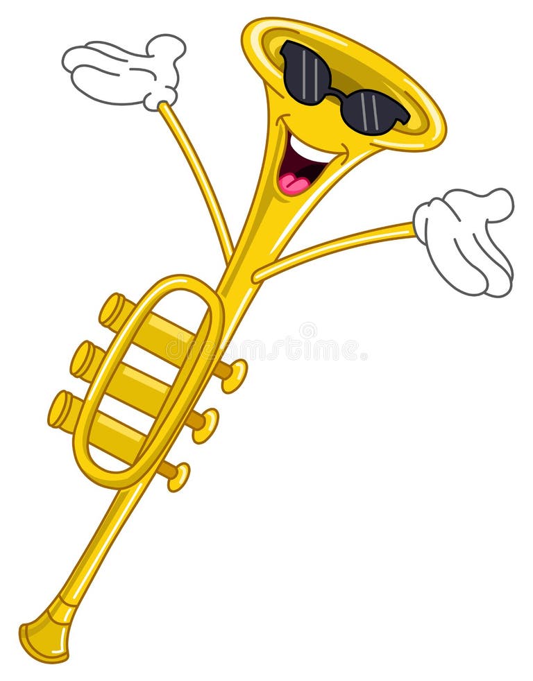 Cartoon Trumpet Player Stock Illustrations – 1,656 Cartoon Trumpet ...