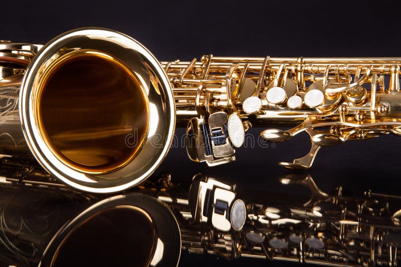 Close-up of trumpet stock photo. Image of golden, close - 50585230