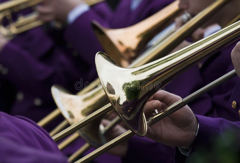 Trumpet Concert stock photo. Image of person, playing - 15278982