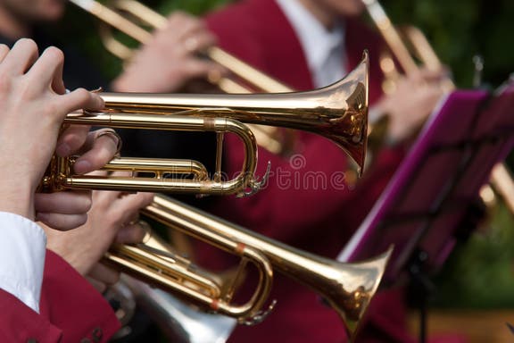 Trumpet Concert stock image. Image of popular, melody - 15279033