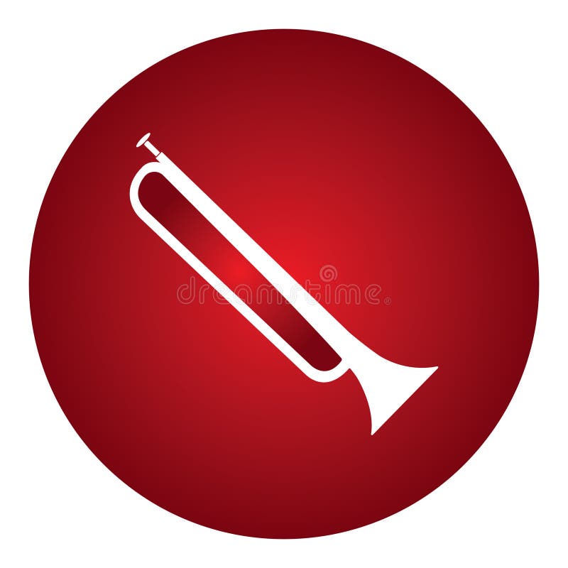 Trumpet icon design stock vector. Illustration of instrument - 329972844
