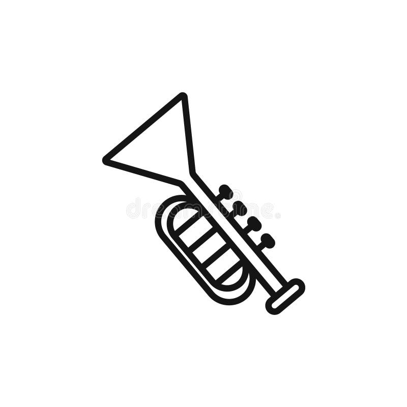 Trumpet Icon Vector Set Collection for Web Stock Vector - Illustration ...
