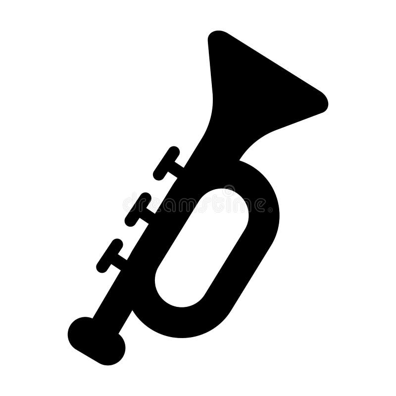 Trumpet Instrument. Trumped Horn Vector Illustration Stock Vector ...