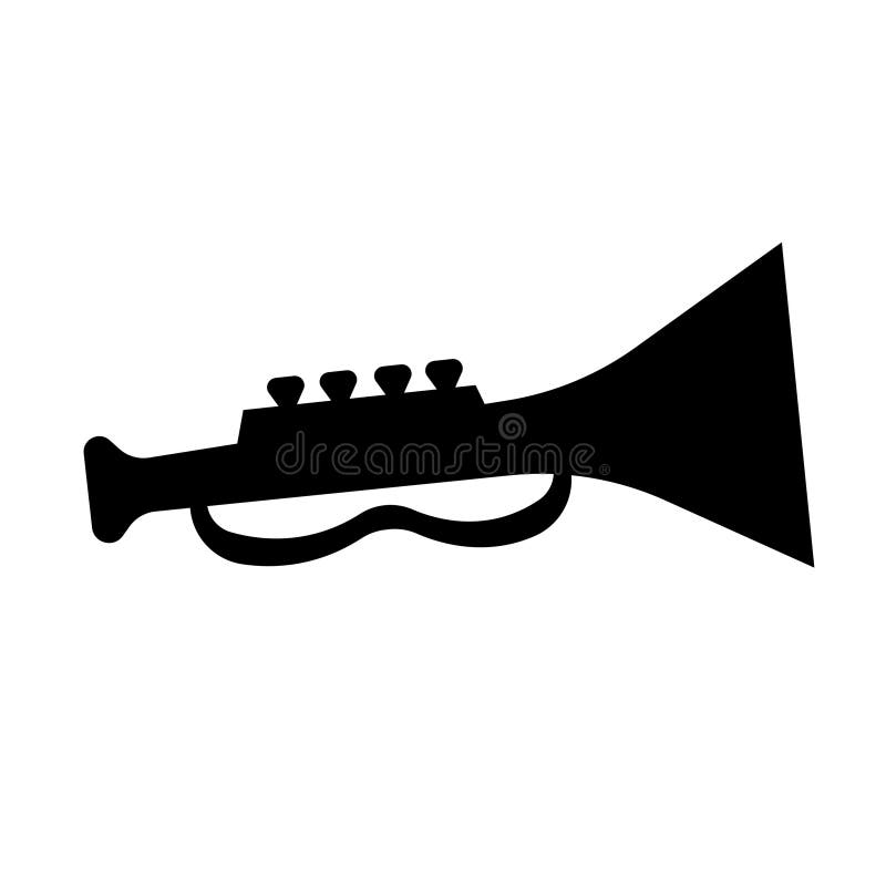 Trumpet logo stock vector. Illustration of simple, sign - 308548636