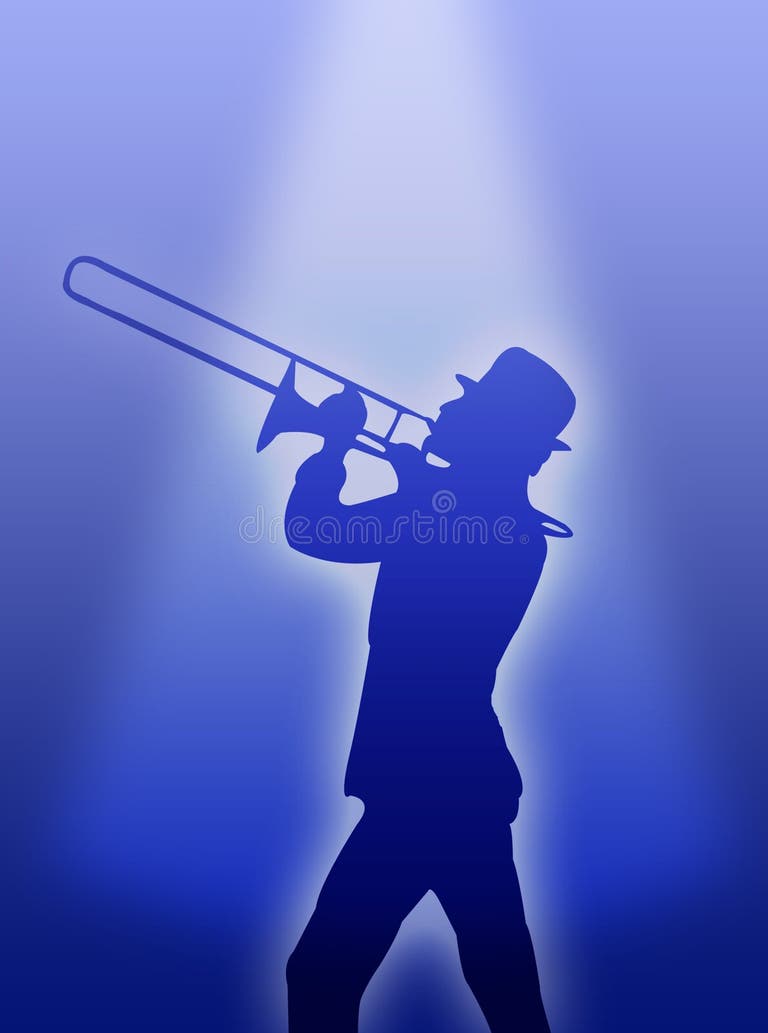 Trumpet Player Silhouette Stock Illustrations – 1,368 Trumpet Player ...