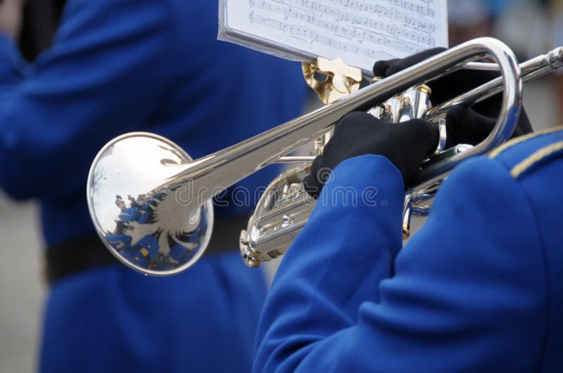 Trumpet player stock photo. Image of festival, entertainment - 9529618