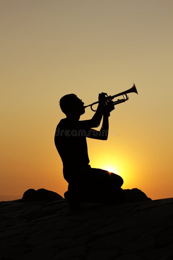 238 Trumpet Player Silhouette Stock Photos - Free & Royalty-Free Stock ...