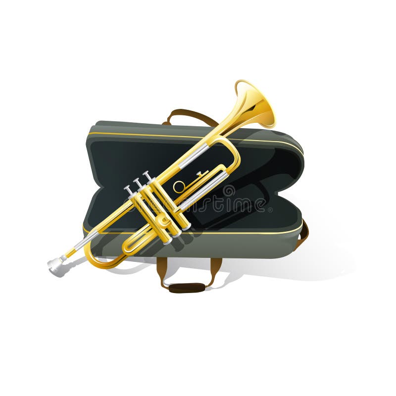 Trumpet Vector Illustration Stock Vector - Illustration of vector ...