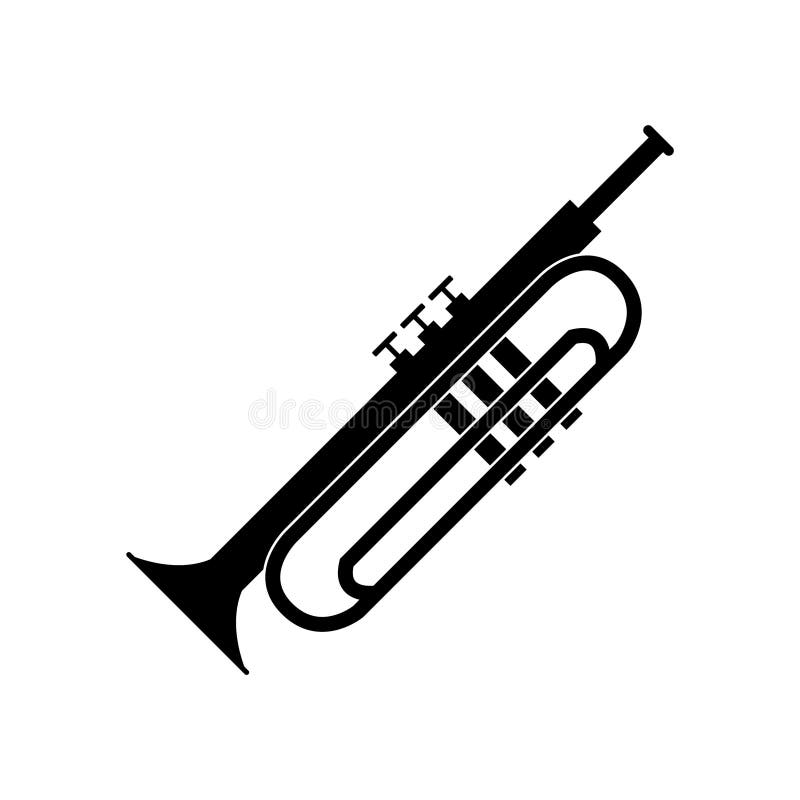 Trumpet. Vector Illustration Decorative Design Stock Vector ...