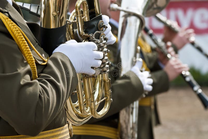 Trumpeters stock image. Image of reflection, uniform - 19510783