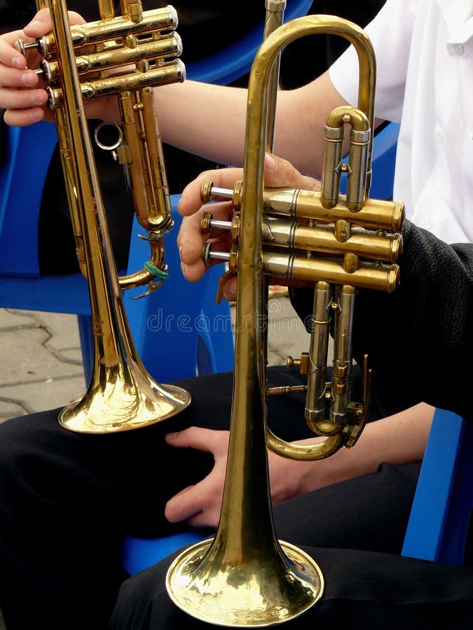 Trumpets stock image. Image of trumpeters, pipe, play - 40908723