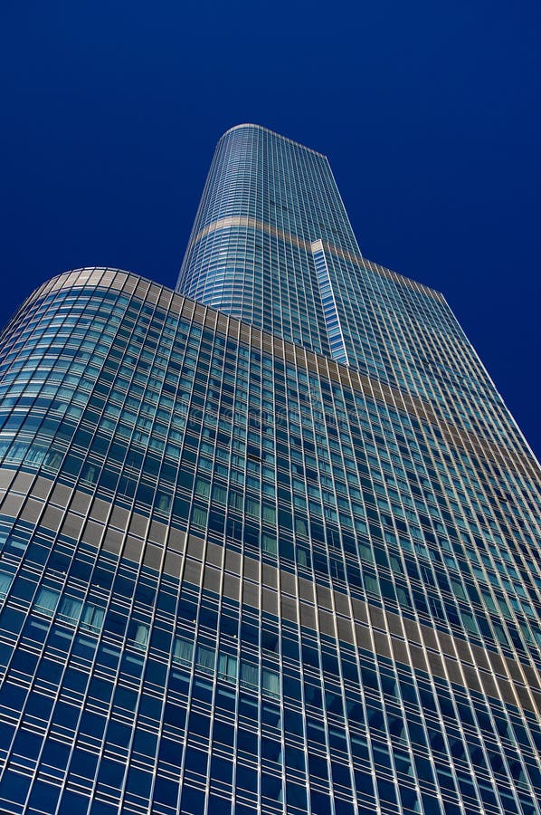 Trumpf-Kontrollturm Chicago Stockbild - Bild von himmel, schaber: 21979433