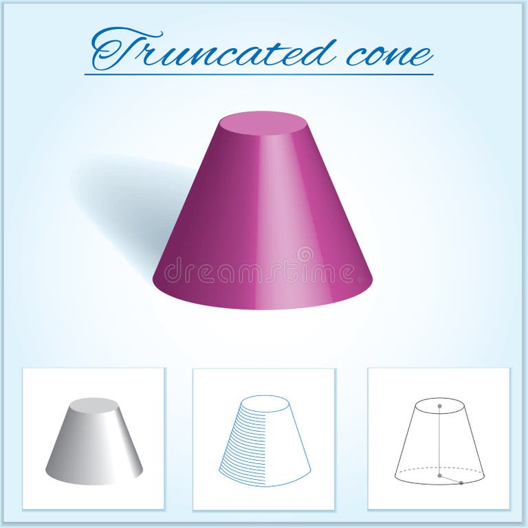 Truncated Cone Stock Illustrations – 103 Truncated Cone Stock ...