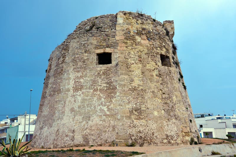 Torre mozza salento italy stock image. Image of landmark - 316937149