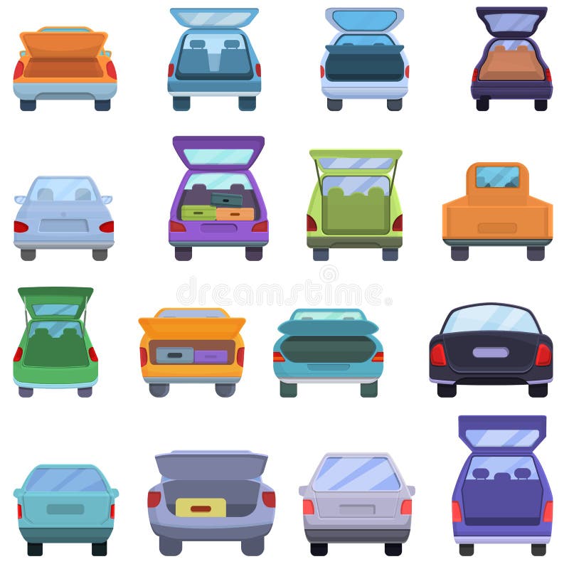 Car Trunk Icons Stock Illustrations – 420 Car Trunk Icons Stock ...