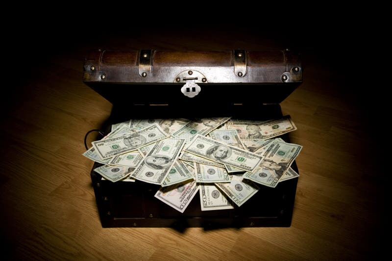 Trunk full of cash stock photo. Image of hiding, finance - 7944602