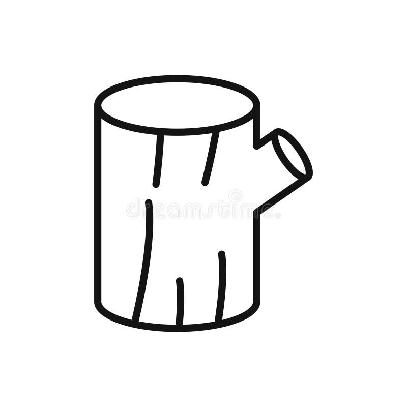 Trunk Icon Symbol on White Background Stock Vector - Illustration of ...