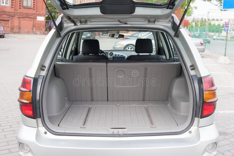 Trunk Luggage Compartment stock image. Image of automotive - 86961057
