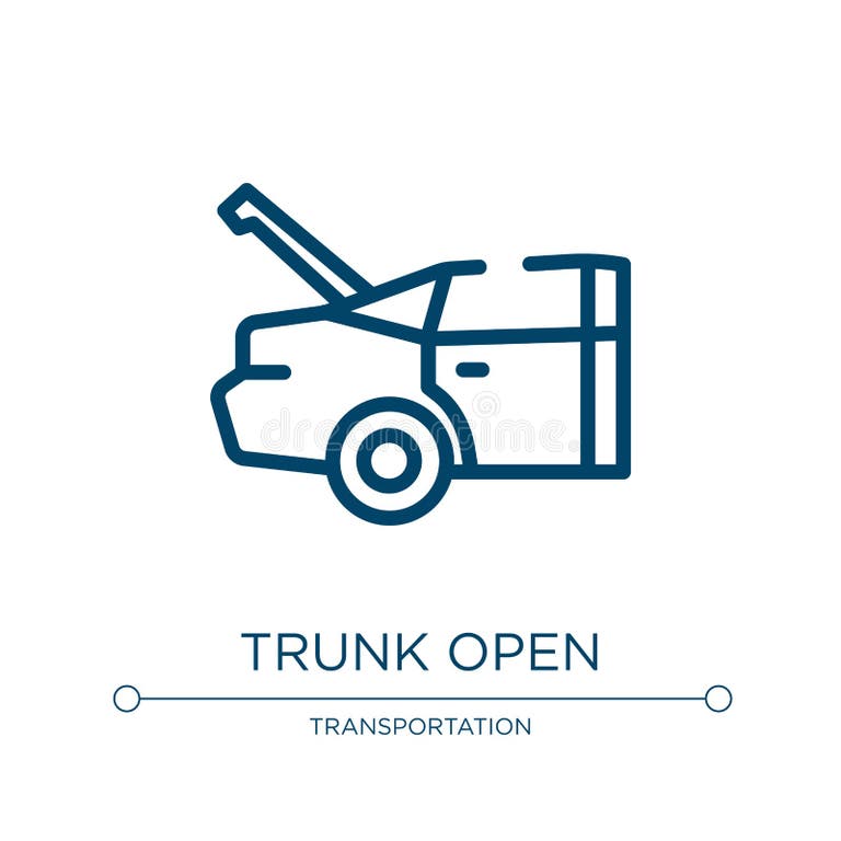 Car Trunk Open Symbol Stock Illustrations – 221 Car Trunk Open Symbol ...