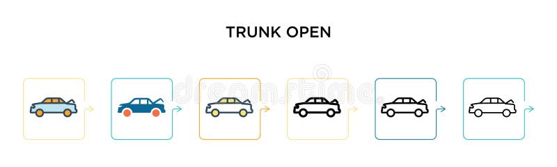 Car Trunk Open Symbol Stock Illustrations – 197 Car Trunk Open Symbol ...