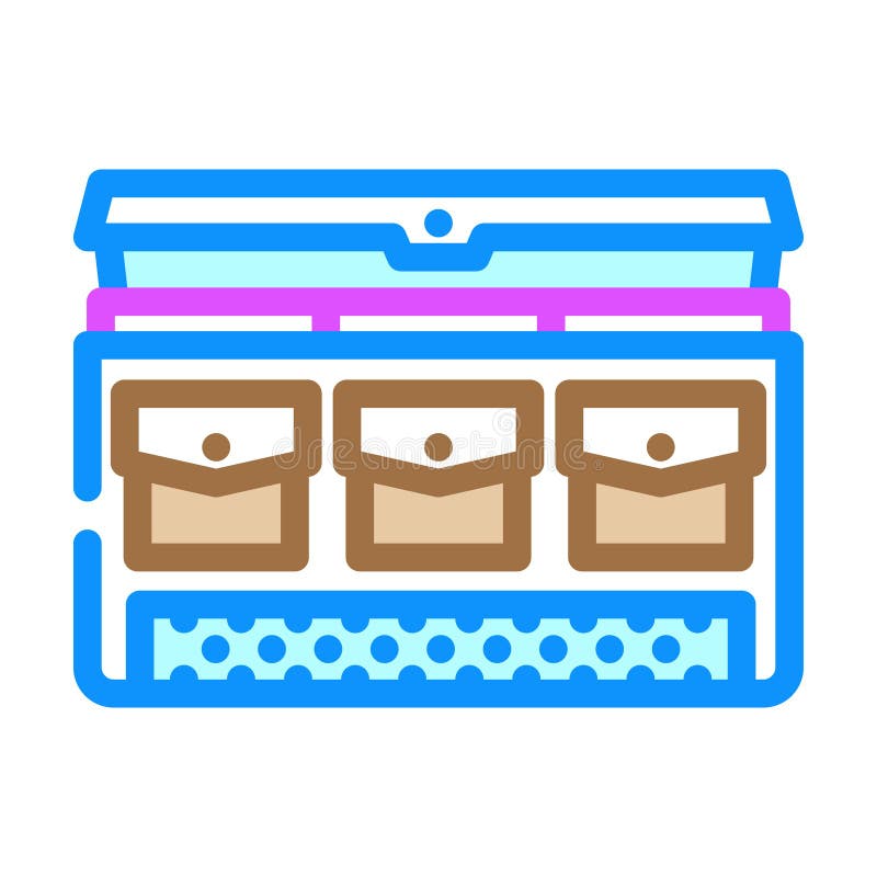 Trunk Organizer Accessory Color Icon Vector Illustration Stock Vector ...