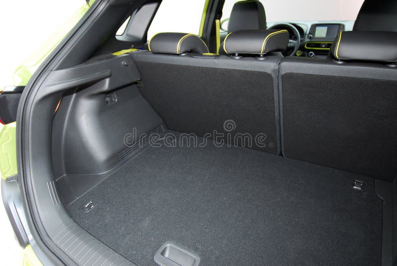 The Trunk of a Passenger Car Stock Photo - Image of road, carrier ...