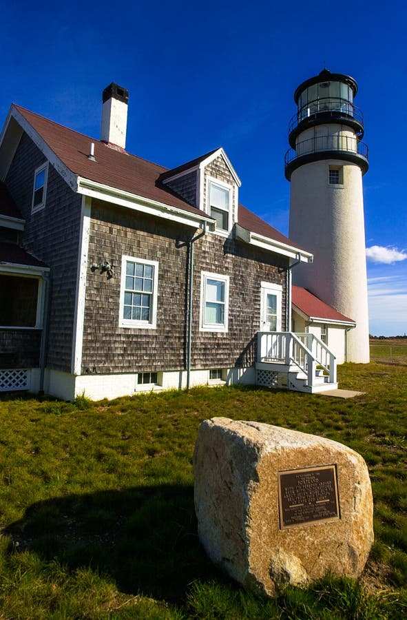 Truro Lighthouse, Truro, MA. Editorial Photography - Image of toursim ...
