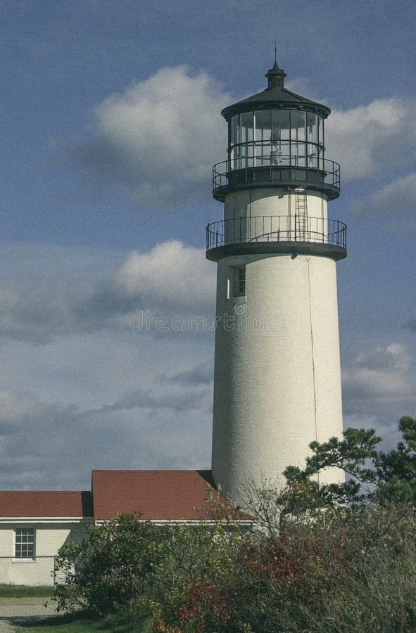 Truro Lighthouse, Truro, MA. Editorial Stock Image - Image of warning ...