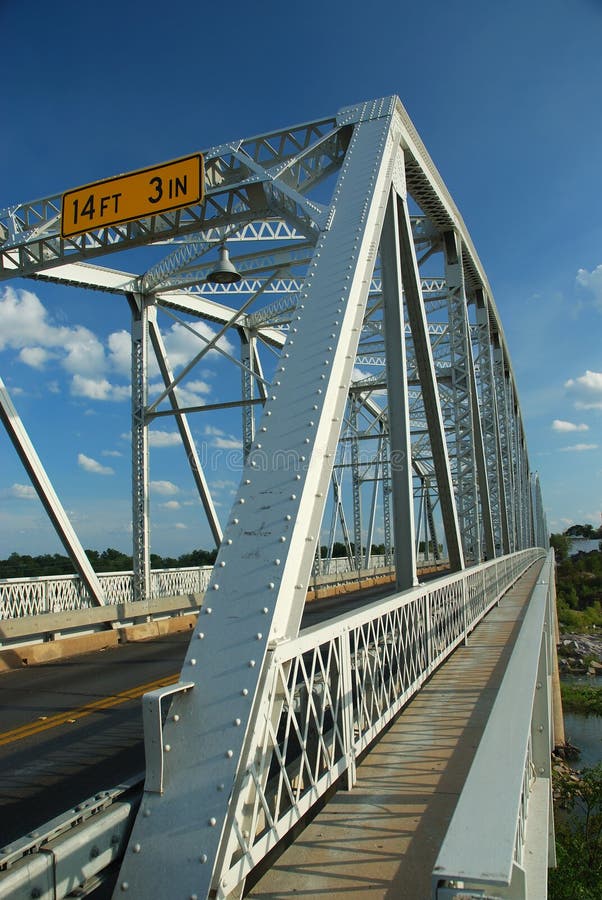 Modern Truss Bridge stock image. Image of detail, deception - 9267607