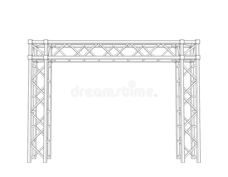 Stage Truss Vector Stock Illustrations – 393 Stage Truss Vector Stock ...