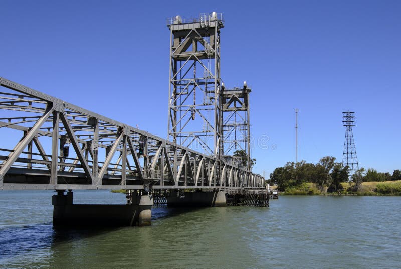 Truss Drawbridge stock photo. Image of rails, camel, beams - 26055490