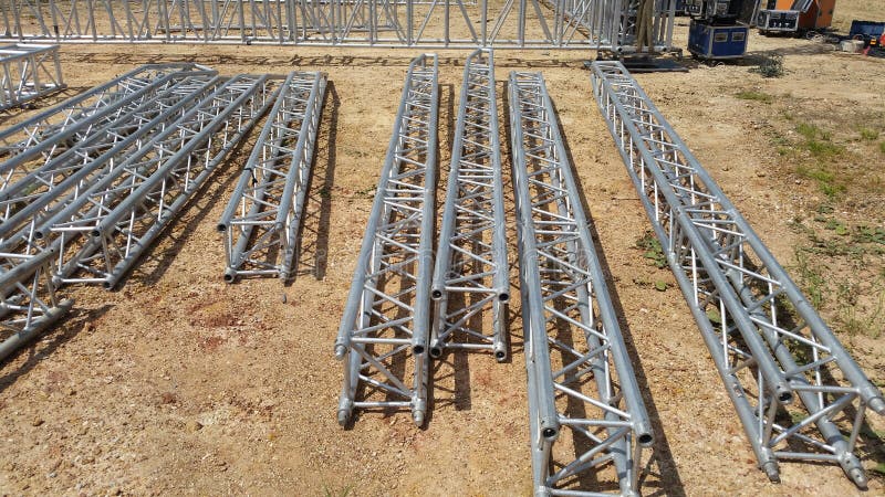 Truss system stock photo. Image of trusses, truss, stage - 62309326