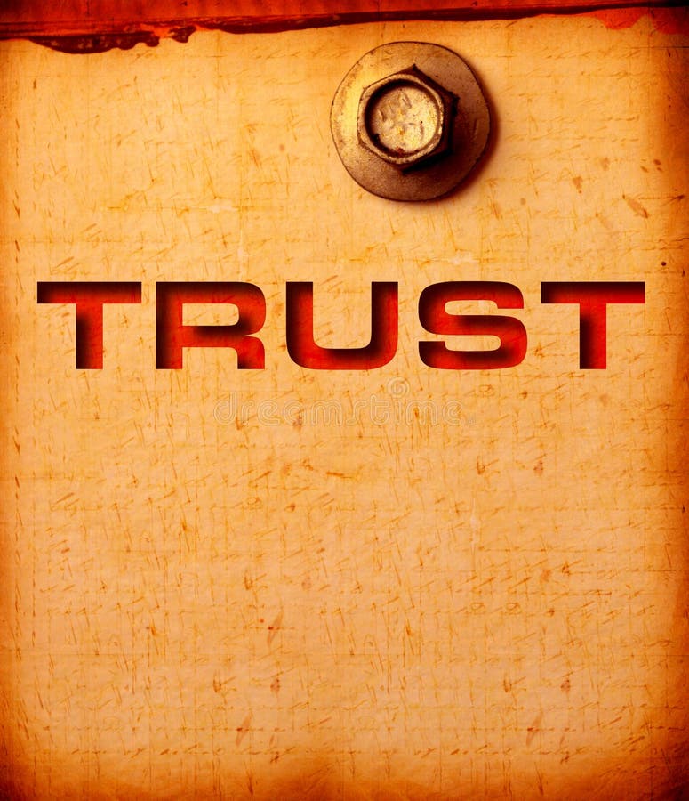 Broken trust symbol stock photo. Image of reliability - 18671872