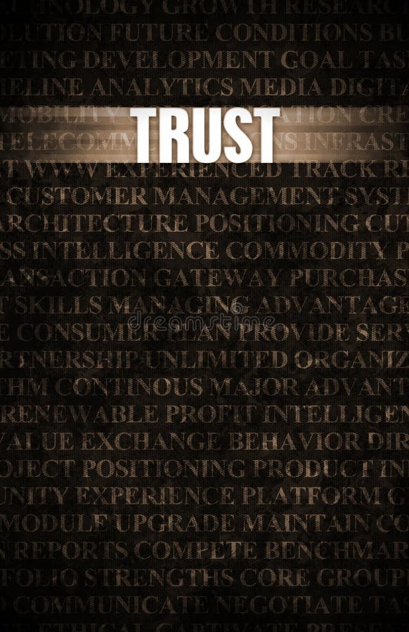 Trust stock illustration. Illustration of strength, inspiration - 50468343
