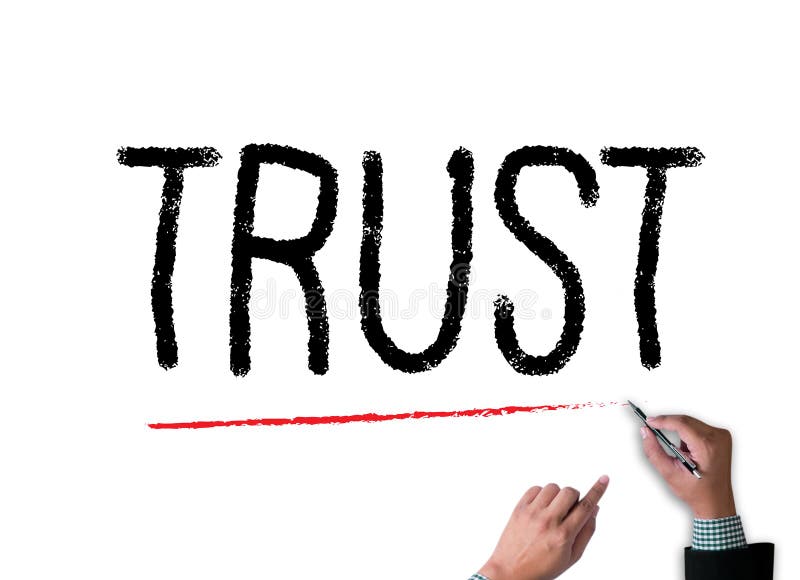 TRUST Business Concept and TRUST FUND Stock Image - Image of career ...