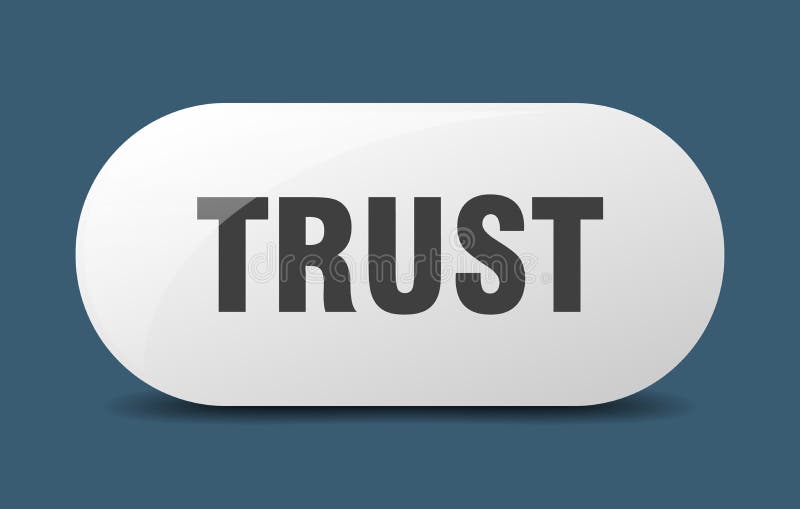 Trust Banner. Trust Ribbon Label Sign Set Stock Vector - Illustration ...