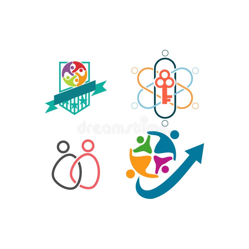 Trust Commitment Teamwork Together Business Illustration Vector Stock ...