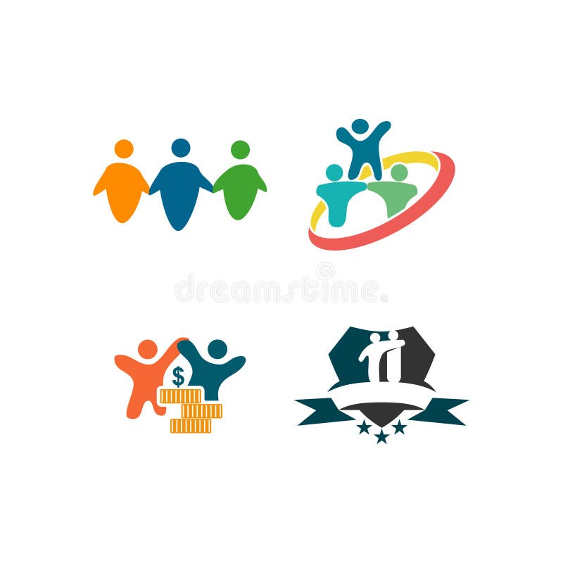 Trust Commitment Teamwork Together Business Illustration Vector Stock ...