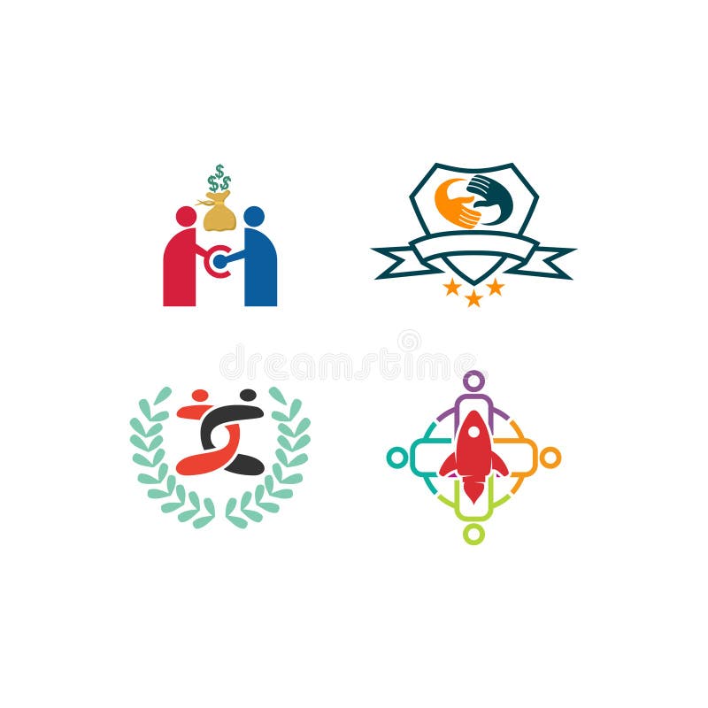 Trust Commitment Teamwork Together Business Illustration Vector Stock ...