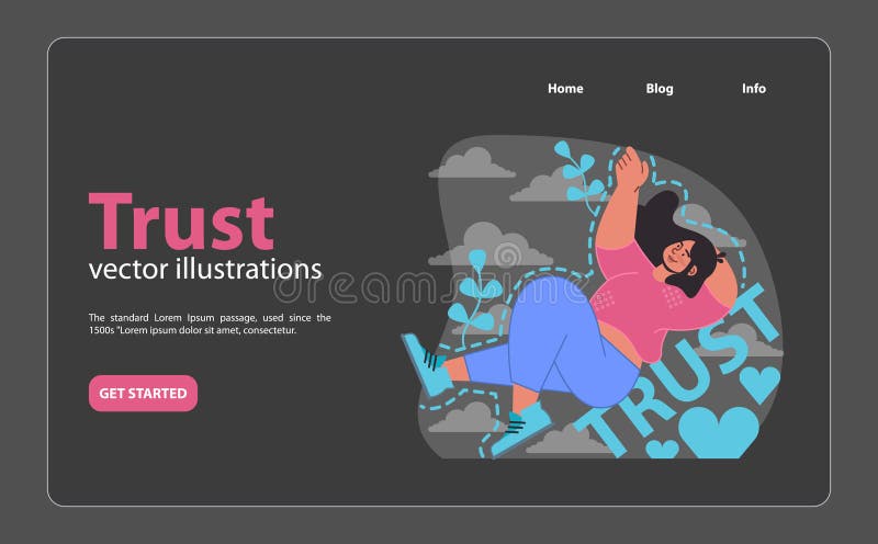 Trust Concept Visualized. Embracing Reliability and Fostering Secure ...