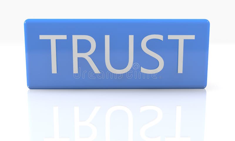 Trust stock image. Image of trustforthy, white, symbol - 13055787